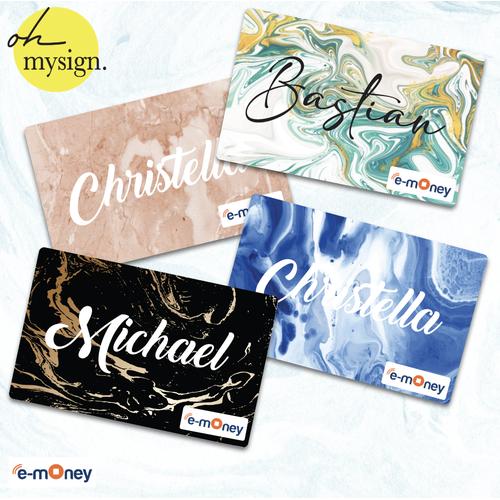 Jual Custom Kartu Emoney Marble New| Kartu Emoney UV PRINT Marble ...