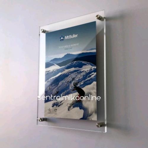 Jual akrilik frame / acrylic frame poster / Frame poster akrilik Custom ...