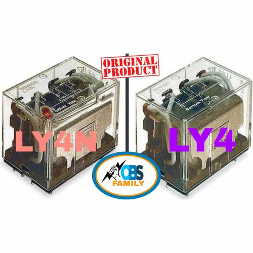 Jual Relay Omron LY4 220VAC / Omron Mini Relay LY4 12VDC - Jakarta ...