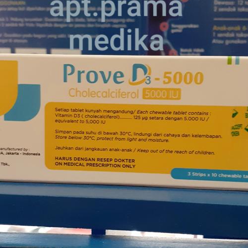 Jual Prove D3 5000 IU Isi 30 tablet - Jakarta Timur - Prama Medika ...