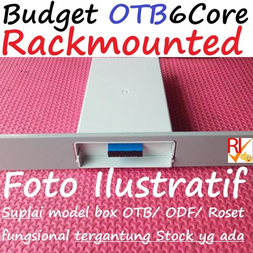 Jual OTB ODF Roset 6C SC Rack Wall Mount SET 6 Core Bracket Adapter ...
