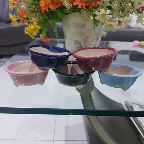 Jual Pot Bunga Mini Keramik Pot Kaktus Dekorasi - Hitam - Jakarta Pusat ...