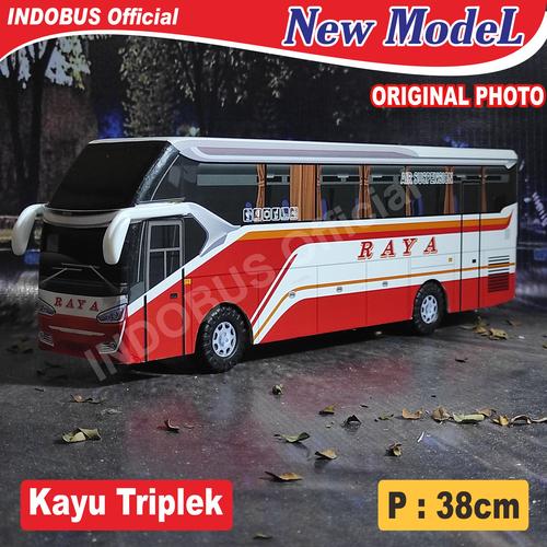 Jual INDOBUS Miniatur Bus Bis PO Raya SR2 - TANPA LAMPU - Kab. Banyumas ...