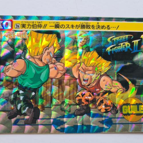 Jual Kartu Street Fighter Guile vs. Guile Bandai 26 (Hologram, Blue ...