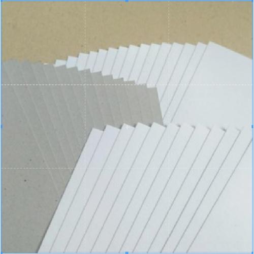 Jual Kertas Karton duplex Tebal 500 Gr uk 79 x 54,6 cm Putih Abu Per 2 ...