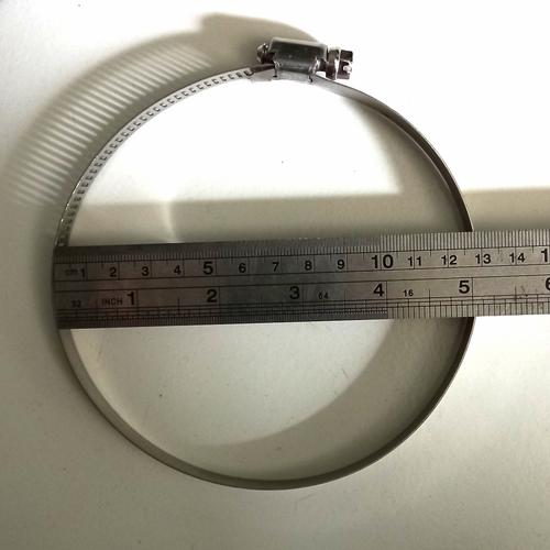 Jual klem selang/clamp selang/hose clamp stainless steel 5" murah ...