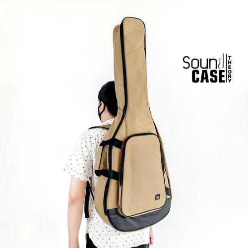 Promo Softcase Gitar / Tas Gitar Akustik Jumbo Coklat Muda - Hitam ...