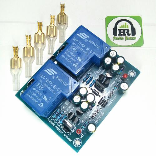 Jual Kit Speaker Protektor Stereo DC12V 30A Spk Protector Modul - Kab ...