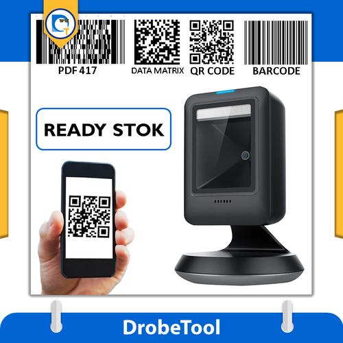 Jual Barcode Scanner QR Code 2D 1D USB Auto Scan E Faktur Reader Stand ...