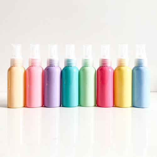 Jual Botol plastik warna pastel 50ml - kemasan botol plastik isi ulang ...