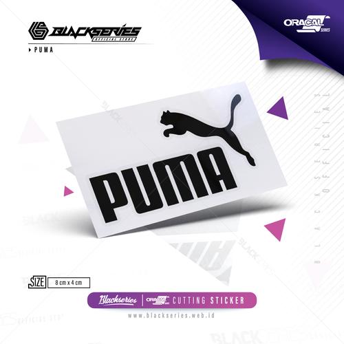 Jual Cutting Sticker Logo Puma Bahan Oracal | Stiker Logo Puma - Hitam ...