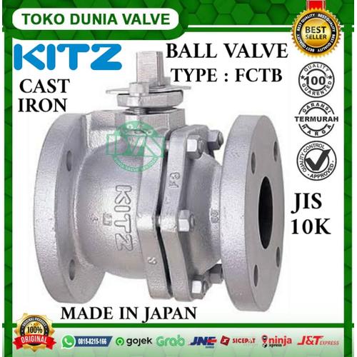Jual BALL VALVE KITZ DN100 4" INCH FCTB JIS10K CAST IRON HARGA PROMO - Jakarta Pusat - Toko ...