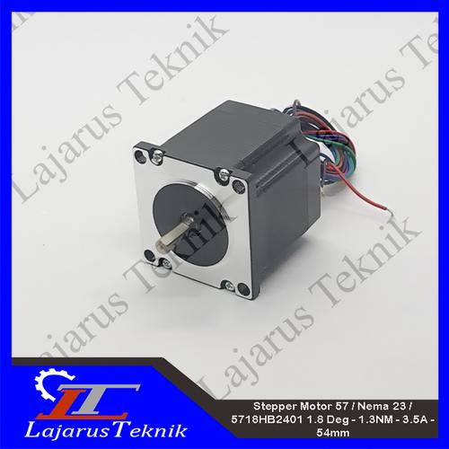 Jual Stepper Motor 57 / Nema 23 / 5718HB2401 1.8 Deg - 1.3NM - 3.5A ...