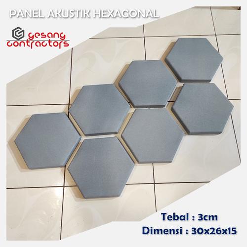 Jual Panel Akustik Hexagon 30cm (30x26x15cm) Tebal 3cm | Busa Peredam ...