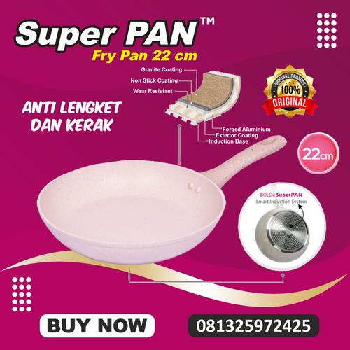 Promo SUPER PAN BOLDe | FRY PAN 22 CM GRANITE COATING | SUPERPAN ...