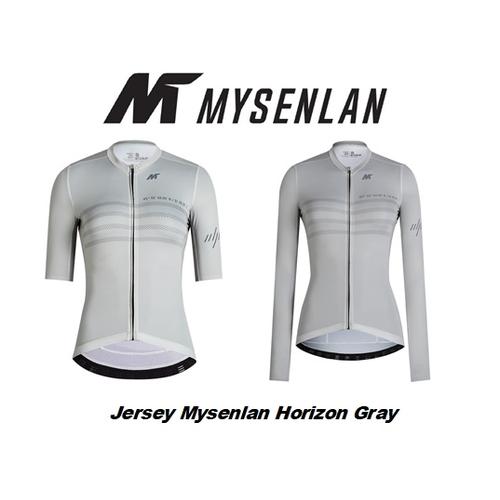 Promo Jersey Mysenlan Horizon Light Gray MCQSS002B Women Short Long ...