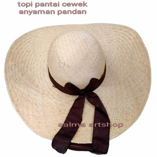 Jual topi pantei anyaman pandan cw - Kab. Tasikmalaya - SALMA ARTSHOP ...