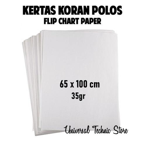 Jual Kertas Koran Premium / Kertas Buram Polos 35 gr 65 x 100 cm ...