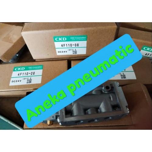 Jual 4F110-08 AC220V / DC24V CKD Japan Pneumatic Valve CKD - Jakarta ...
