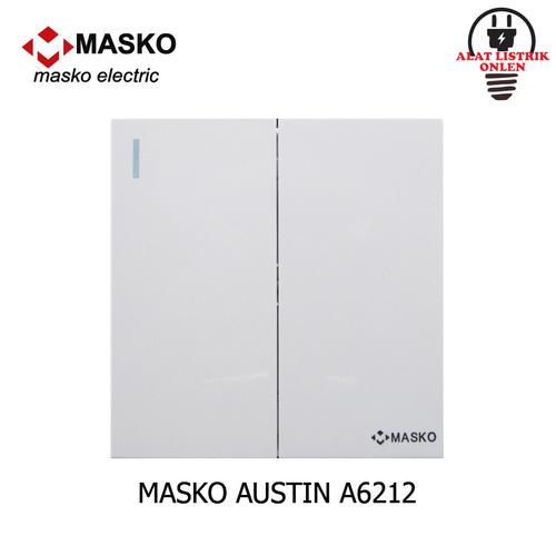 Jual MASKO IB SAKLAR SERI PUTIH A-6212 (A-6212) AUSTIN DOUBLE 2 GANG ...