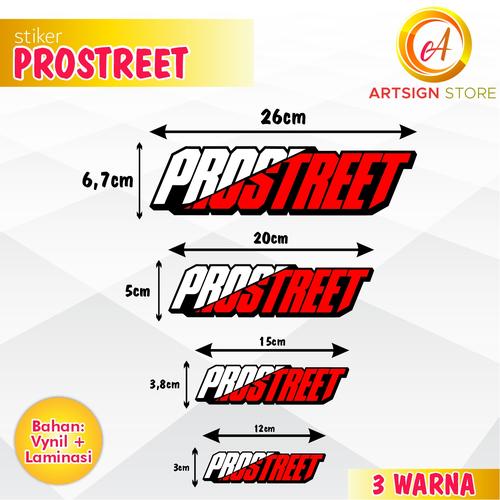 Jual Stiker Prostreet / Stiker Pro Street / Cutting Stiker 10cm 12 15 ...