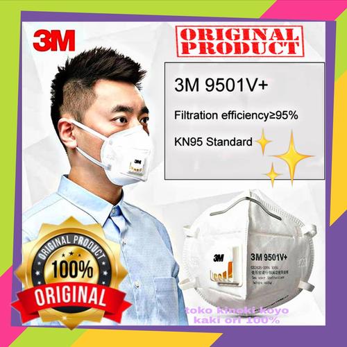 Jual Masker N95 3M Tipe 9501v+ Original 100% Asli 3M - Jakarta Utara ...