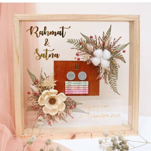 Jual mahar rustik transparan / mahar transparan / mahar nikah rustik ...