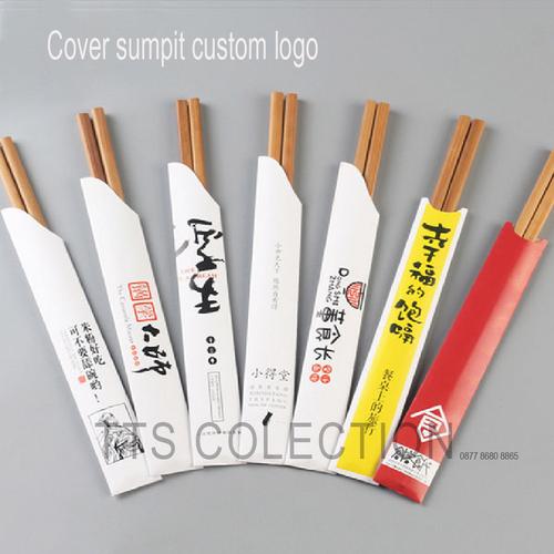 Jual Cover sumpit kertas logo 2 warna blok luar uk 3 x 21cm - Kota ...