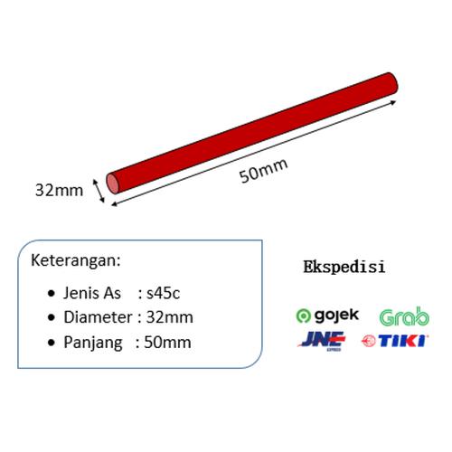 Jual As Besi S45c 32mm 50mm - Kota Bekasi - MultiJayaSteel | Tokopedia