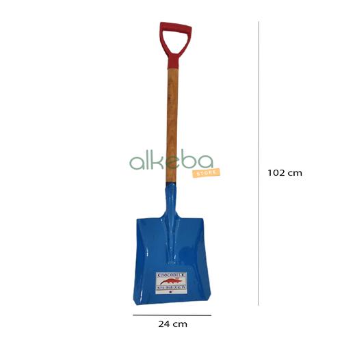 Jual Sekop besar gagang kayu crocodile Skop jumbo singkup shovel pasir ...