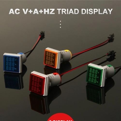 Jual Pilot Lamp 3in 1 Amper+Volt+Hz 220V - Merah - Jakarta Pusat ...