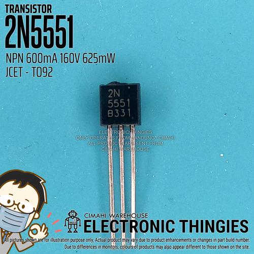 Jual 2N5551 TO92 JCET TRANSISTOR 5551 - Kota Cimahi - Electronic ...