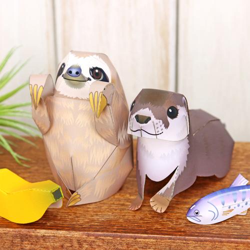 Jual Otter And Sloth Mini Version Papercraft - Kab. Bekasi - Papercraft ...