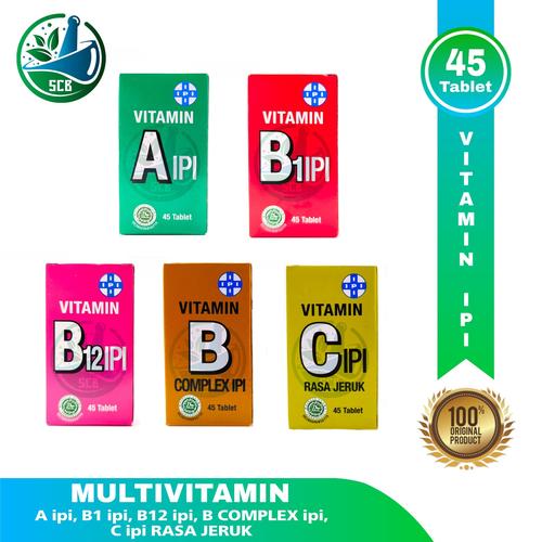 Jual Vitamin Ipi All Varian - Memenuhi Kebutuhan Vitamin Isi 45 Tab - B ...
