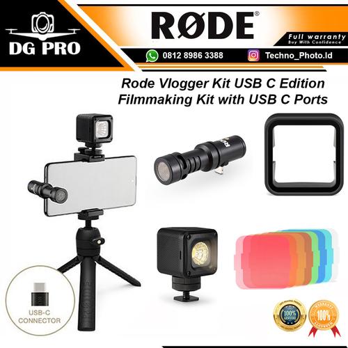 Jual Rode Vlogger Kit USB C Edition Filmmaking Kit with USB TYPE C ...
