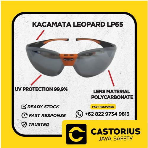 Jual Kacamata Safety LP 65 Kacamata Leopard Kacamata Alat Keselamatan ...
