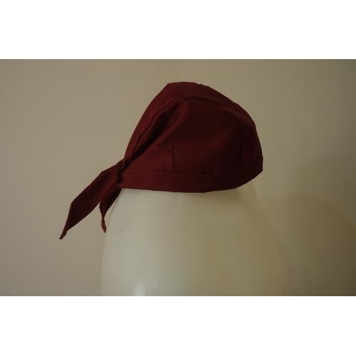 Jual Topi Chef/ Topi Koki model Jepang ikat tali - Merah Maroon - Kota ...