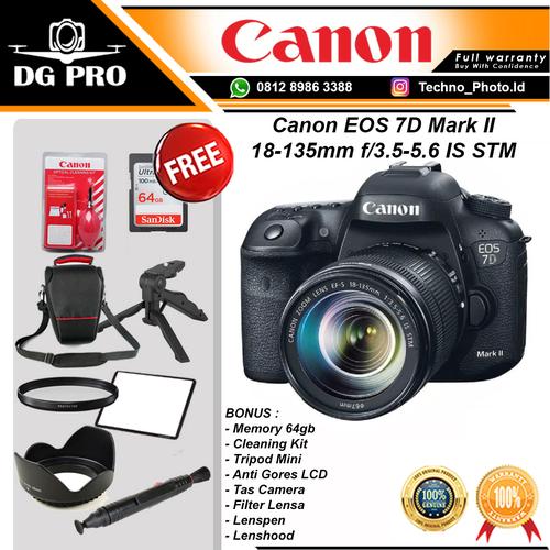 Jual CANON EOS 7D MARK II BODY / 7D II KIT 18-55 / EOS 7DII 18-135MM ...