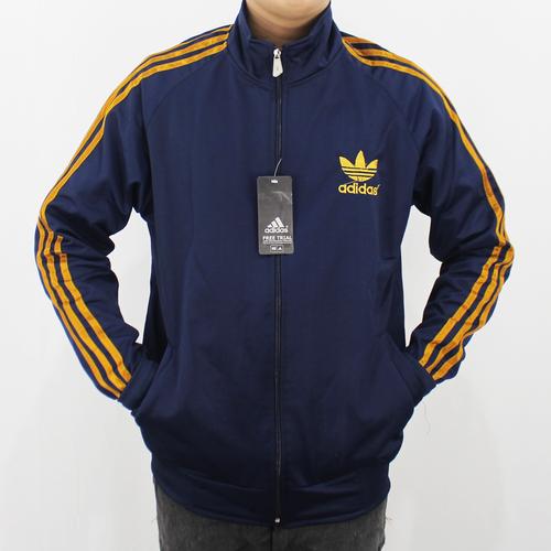 Jual JAKET SEPEDA PRIA - ADIDAS FIREBIRD NAVY LIST EMAS - TRAINING PRIA ...