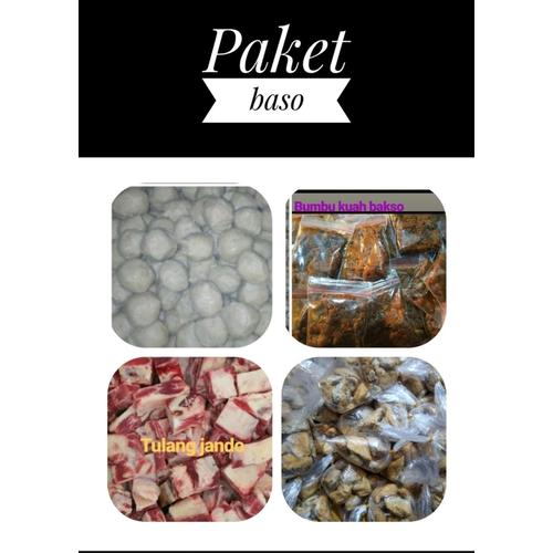 Jual Paket Bakso Komplit : Bakso 50 pcs, Bumbu, Tulang Jando dan Tahu ...