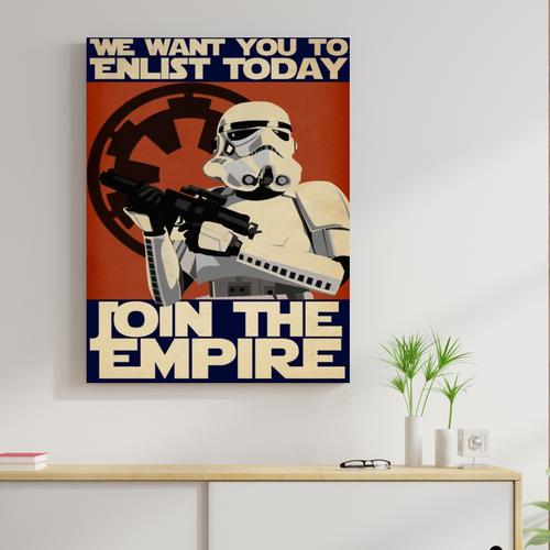 Jual Poster Kayu "Star Wars Join The Empire" Ukuran 20Cm x 30Cm - Kota ...