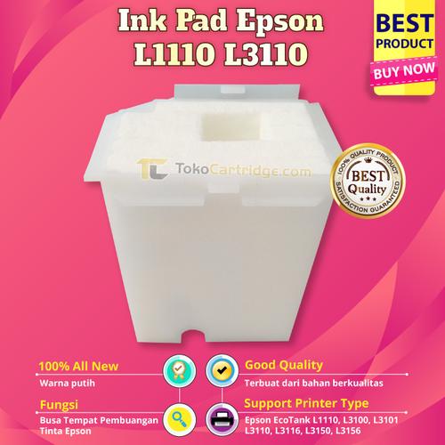 Jual Busa Pembuangan Tinta L1110 L3110 Ink Pad Epson L3116 L3150 L3156 ...