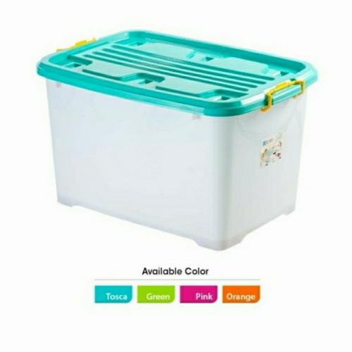 Jual Container Box / Kotak / Wadah Penyimpanan Ezy CB 130L Storage Box ...