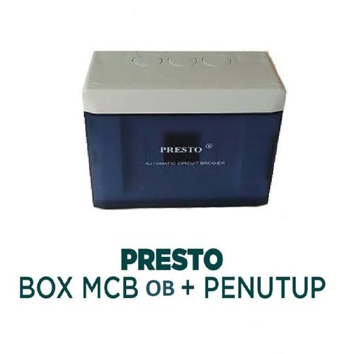 Jual Presto Box MCB 6 Grup Outbow + Tutup - OB Kotak Panel Group Tempel ...