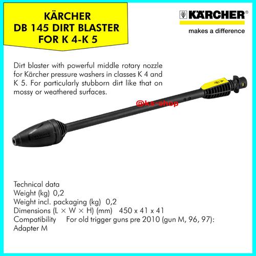 Jual Karcher DB 145 Dirt Blaster For K 4 - K 5 High Pressure Cleaner ...