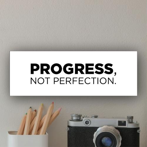 Jual Hiasan Dinding Minimalis Progress Poster Tipografi - Poster Kayu ...