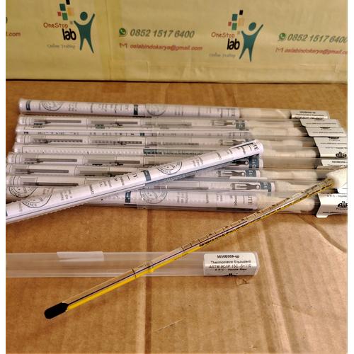 Jual ALLA FRANCE Thermometer ASTM 9C blue liquid Termometer ASTM 9C/IP ...