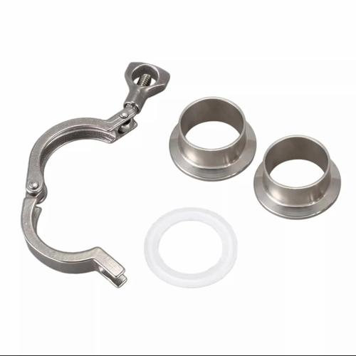 Promo Tri Clamp Ferrule SET Stainless 3 " inchi 76 mm - Stainless 304 ...