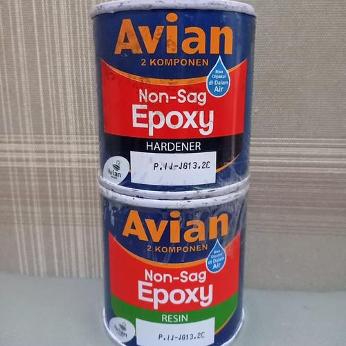 Jual Lem Epoxy Avian Non-Sag 400gr Kayu Kapal Besi Lem Sebaguna Area ...