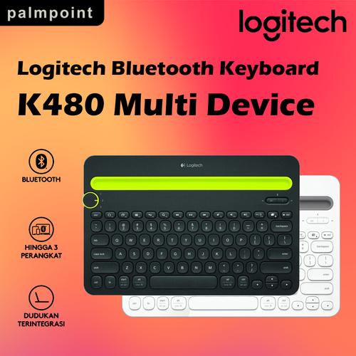 Jual Logitech K480 Keyboard Wireless Multi Device Original Garansi ...